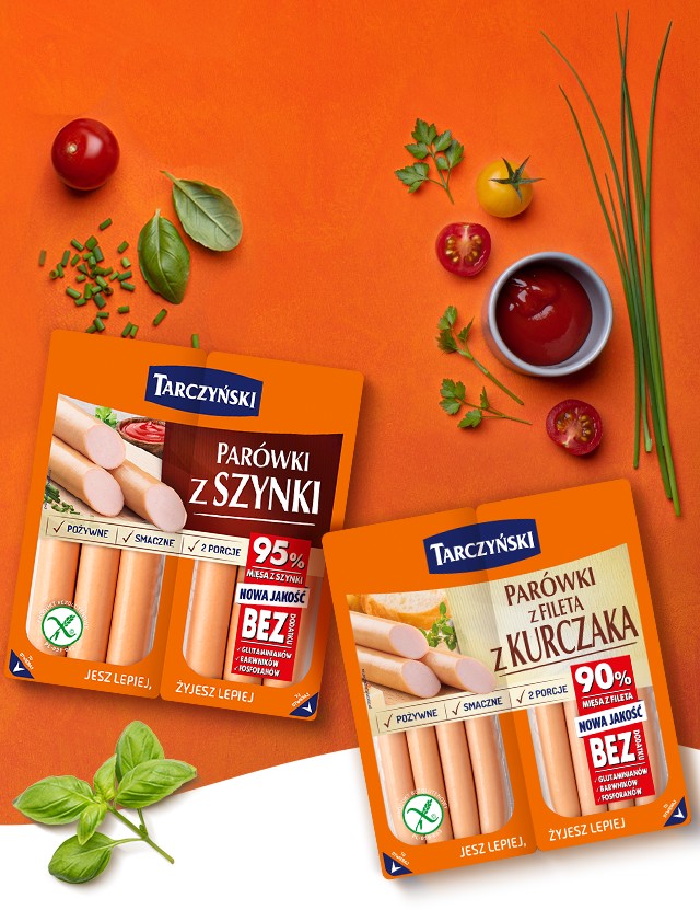 Parówki z najwyższej jakości mięsa - producent Tarczyński