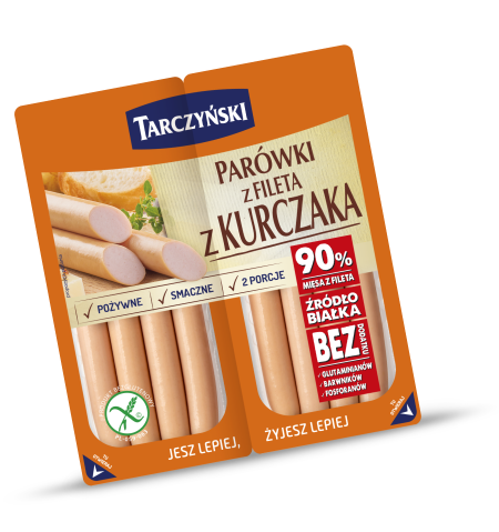 Parówki z najwyższej jakości mięsa - producent Tarczyński