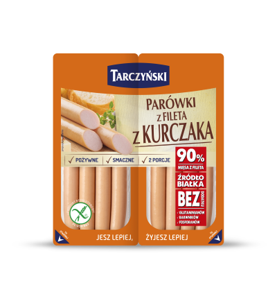 Parówki z najwyższej jakości mięsa - producent Tarczyński