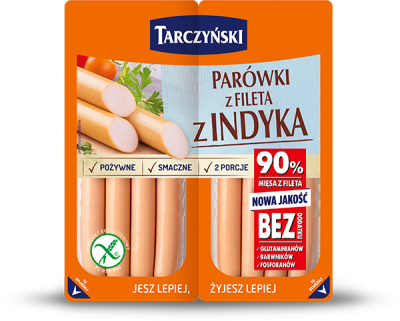 Parówki z najwyższej jakości mięsa - producent Tarczyński